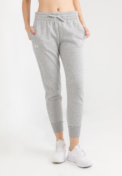 Under Armour Rival Fleece Jogger Pants for Women - Mod Gray Light ...