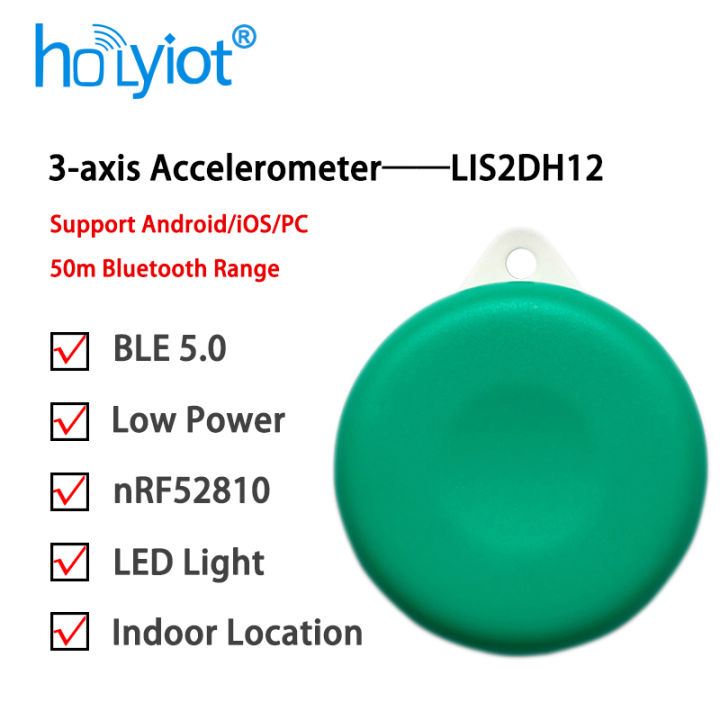 【Exclusive Online Deals】 Holyiot nRF52810 Bluetooth Beacon 3 Axis Accelerometer BLE 5.0 ...