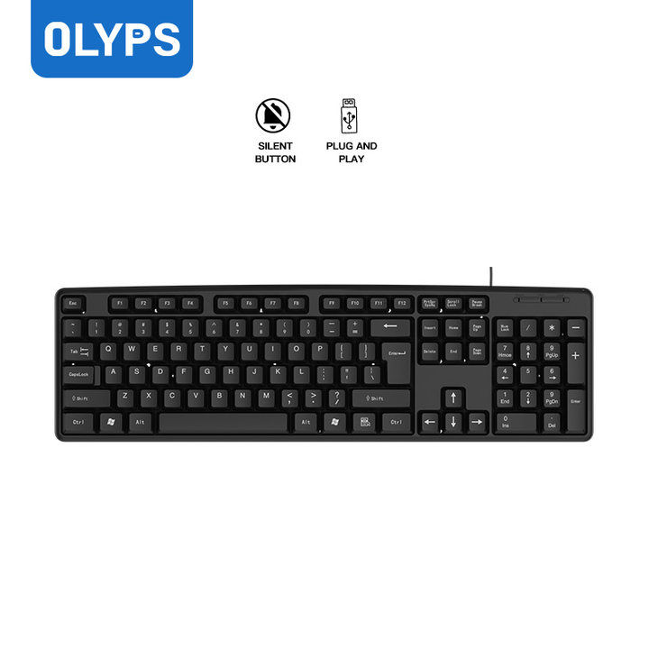 【OLYPS】Keyboard USB K09 kabel mini keyboard Keyboard game, keyboard ...