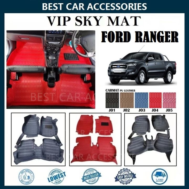 Ford Ranger T6 T7 T8 VIP VIP SKY MAT Carpet Floor Mat | Lazada