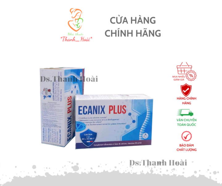 Viên uống Ecanix Plus Bổ Sung Canxi hữu cơ và D3 K2 cho Mẹ và Bé ...