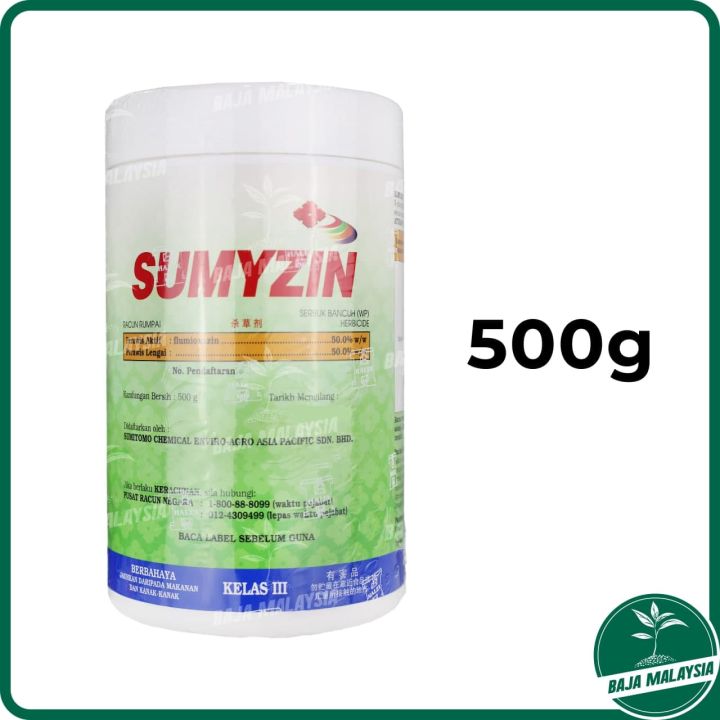 HALEX Sumyzin 500G Flumioxazin 50% Racun Rumpai Serbuk Pracambah ...