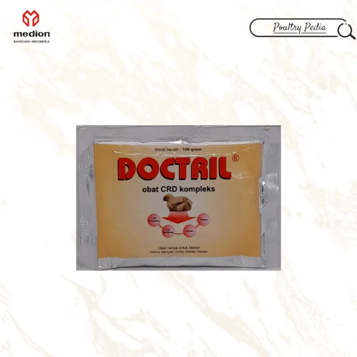 Doctril 100 gr Medion - Obat CRD Kompleks Ayam Unggas bebek puyuh ...