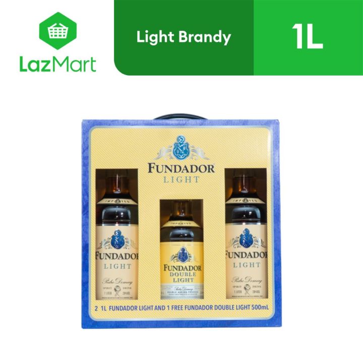 Fundador Light 1l Buy 2 Get Fundador Double Light 500ml Free | Lazada PH