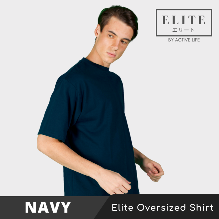 Active Life Elite Oversized Shirt - Navy | Lazada PH
