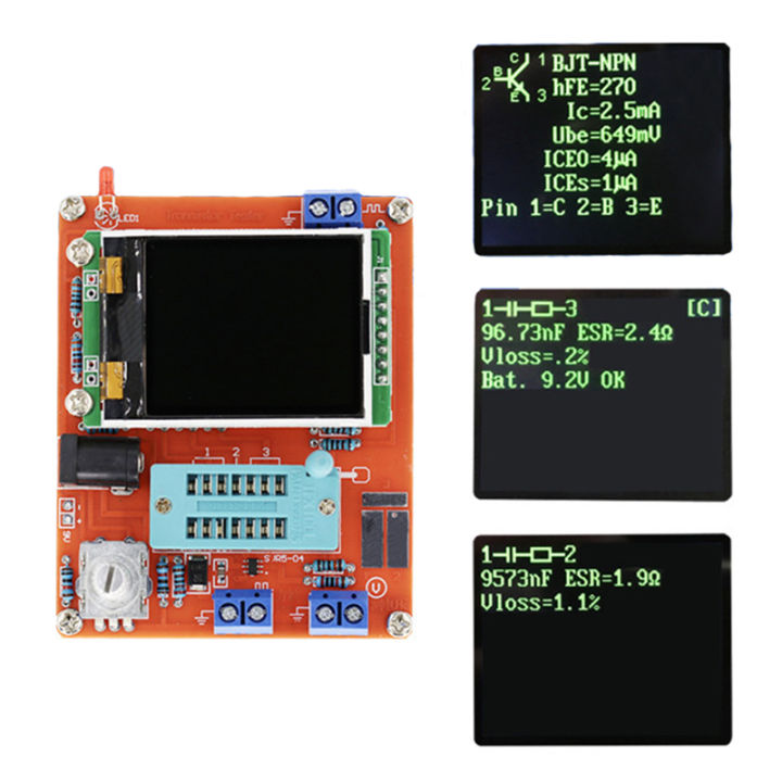 1PCS LCR Diode Capacitor ESR Voltage Frequency Meter GM328 Mega328 ...