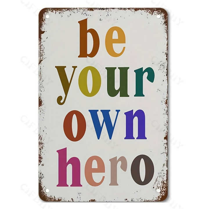 CIFbuy Vintage Boho Rainbow Metal aluminium Sign - 8x12" Colorful Wall ...