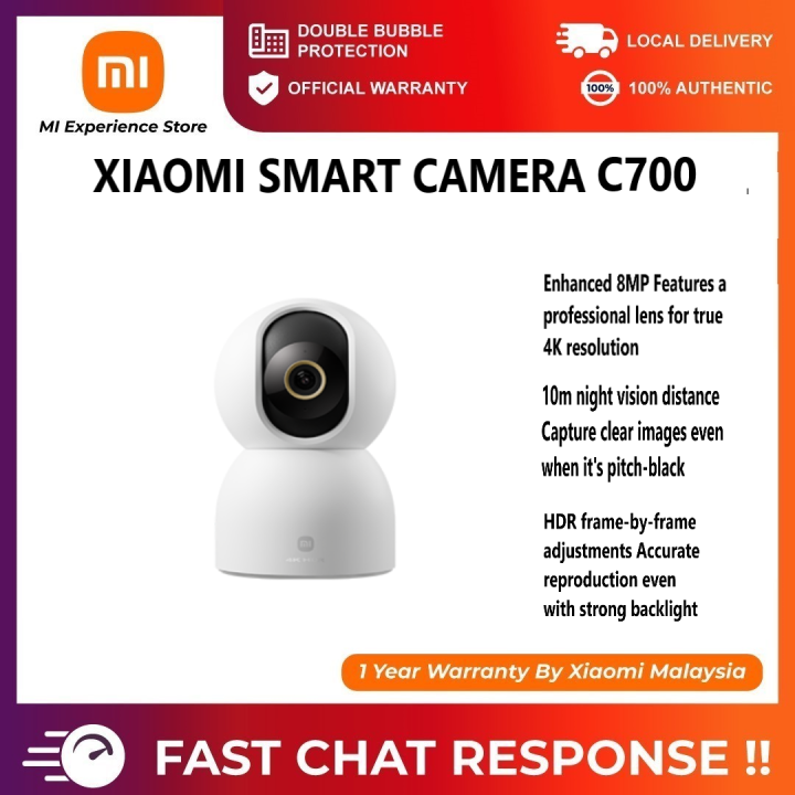 Xiaomi Smart Camera C700 | 4K ultra-HD images, 8MP camera, Flagship AI ...