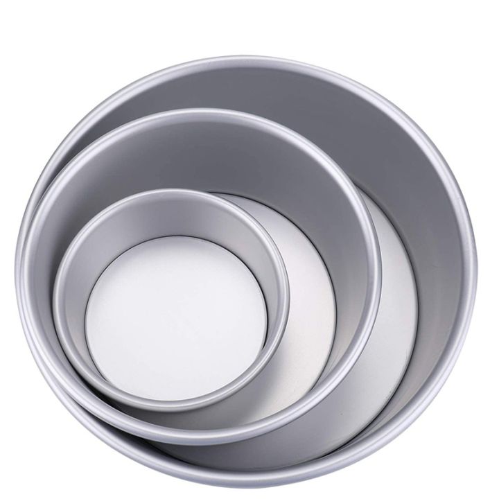 2/4/5/6/8 Inch Aluminum Alloy Non-Stick Round Cake Bake Mould Pan ...