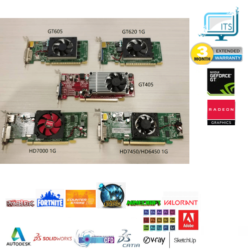 New-Old Stock👉 Nvidia GT620 1G | GT605 | GT405 | Radeon HD7000 1G ...