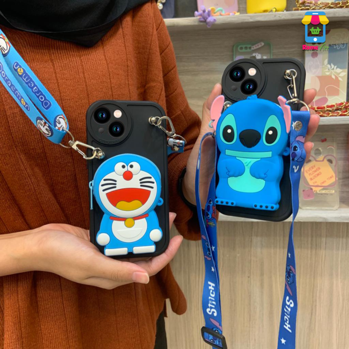 Case Dompet Karakter case oval Casing hp untuk SAMSUNG J2 PRIME A03 A04E A10S A13 A50 all type ...