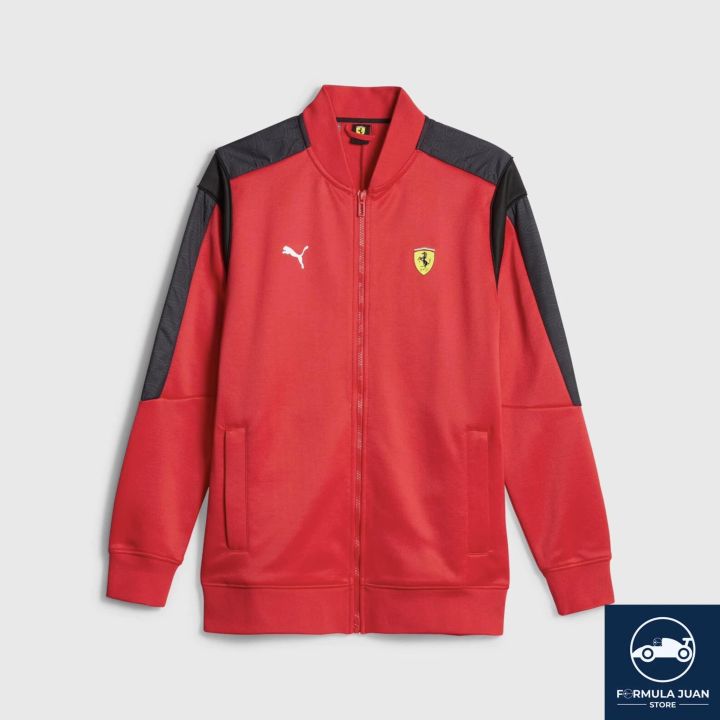 Scuderia Ferrari Track Jacket - Red (Official F1 Merch) - Racing Juan ...