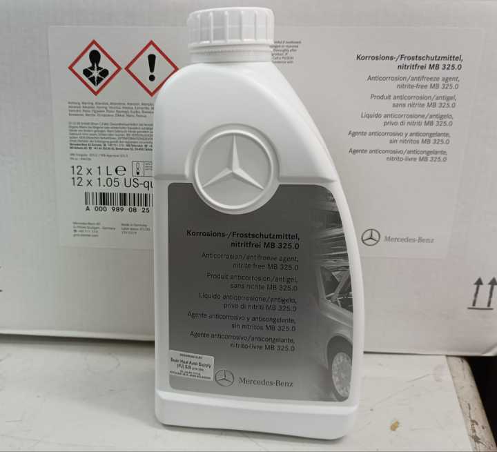 Mercedes Benz Genuine Radiator Coolant 1 Litre - 0009890825 | Lazada