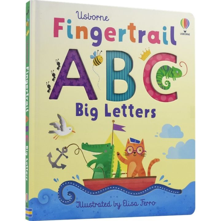 Usborne fingertrail ABC big letters children's letter enlightenment ...