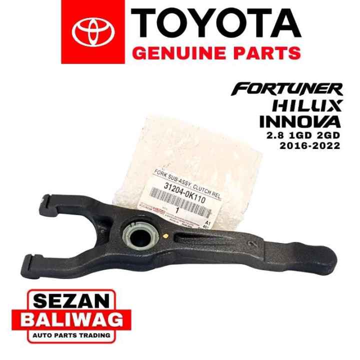 ORIGINAL TOYOTA CLUTCH FORK MTM INNOVA FORTUNER HILUX 2016-2022 31204 ...