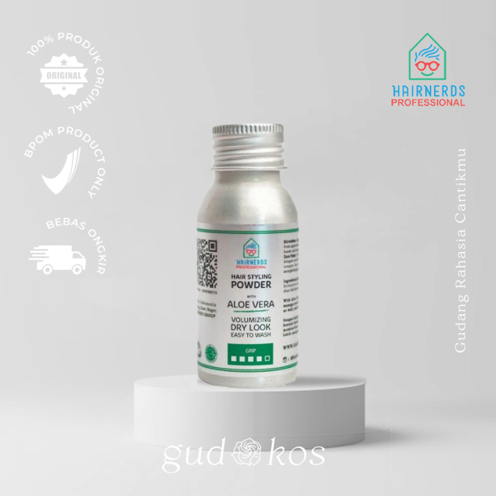 HAIRNERDS Professional Hair Styling Powder - Bubuk Bedak Powder Rambut ...