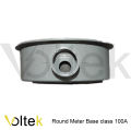 Electric Meter base round type size 1/2", 3/4", 1" 100a 4JAWS for class ...