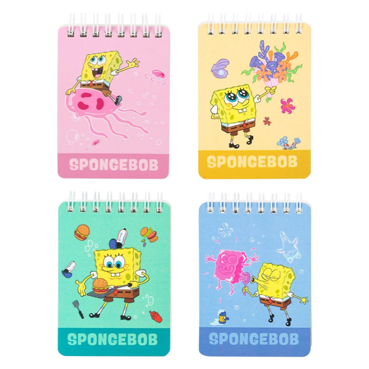 Deli LA7100 Spongebob Spiral Notebook A7 100 Sheets | Lazada PH