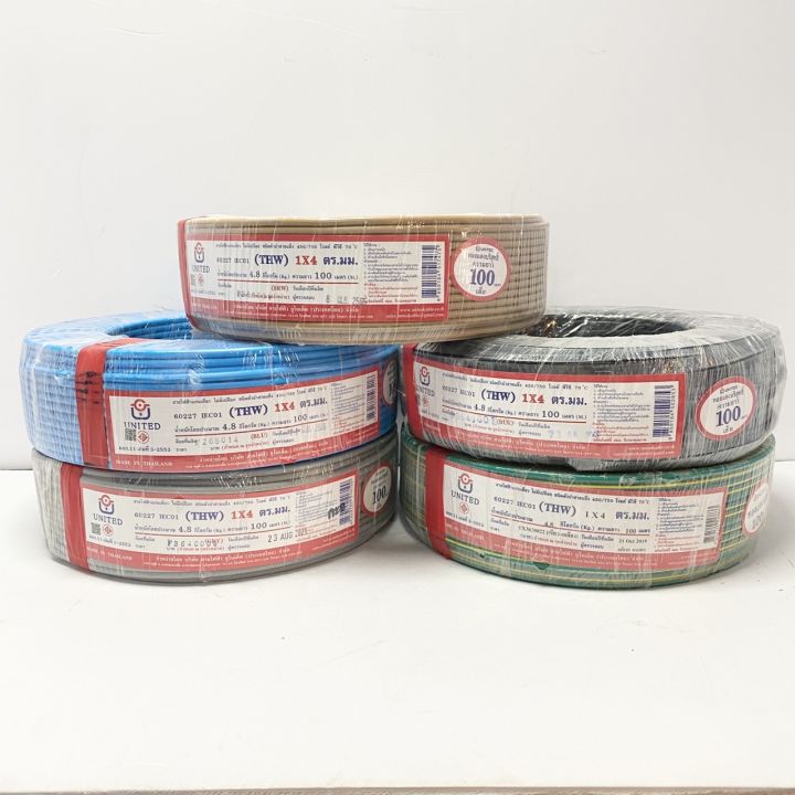 ตัดขายเป็นเมตร Electrical Cable Wire Selling in Meters สายไฟ THW IEC01 ...