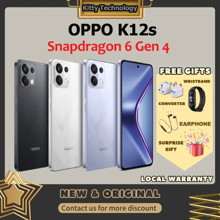 OPPO K12 Series 5G Smartphone /OPPO K12s /Snapdragon 6 Gen 4/6.67" 120Hz AMOLED/7000mAh 80W Fast ...