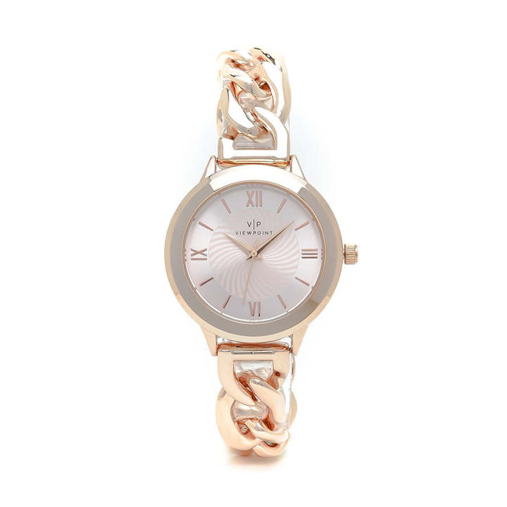 Timex Viewpoint Rose Gold Plated Alloy Analog Quartz Watch For Women ...