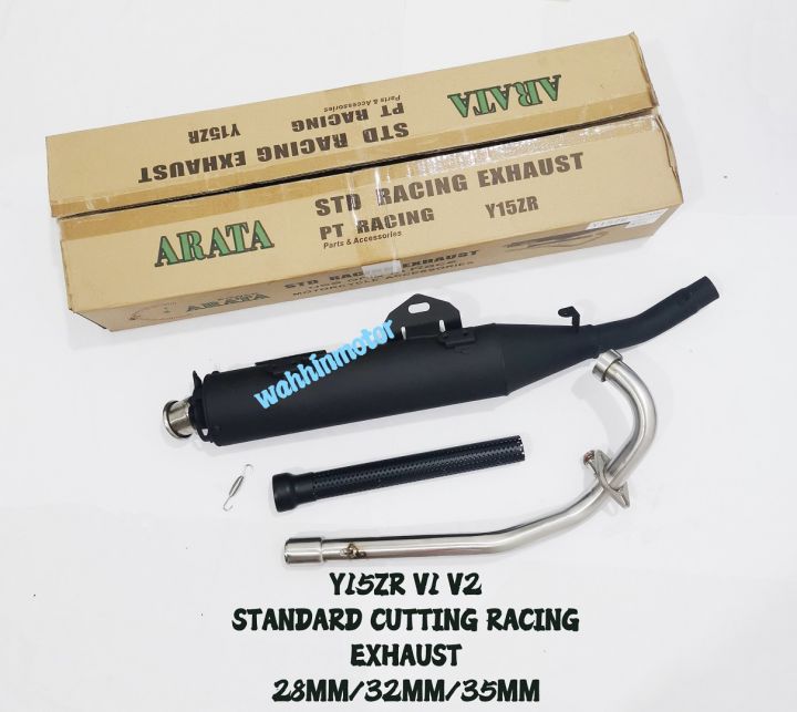 [ ARATA ] YAMAHA Y15ZR V1 V2 Y-SUKU Y15 STANDARD CUTTING RACING EXHAUST ...