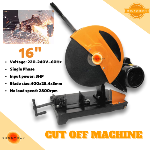 Heavy Duty Cut Off Machine 16" with motor 3HP Single Phase | Lazada PH