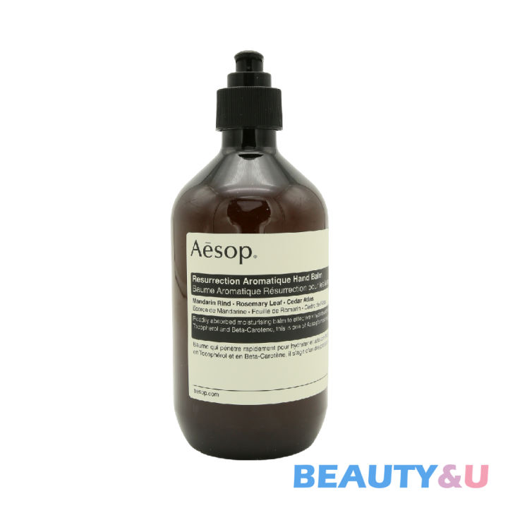 AESOP Resurrection Aromatique Hand Balm 500ml | Lazada