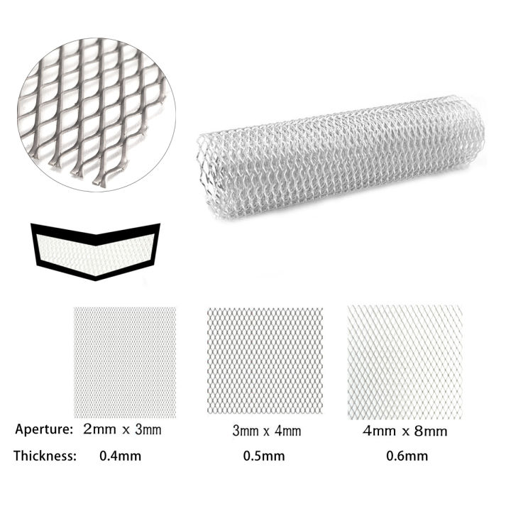 25x20cm Aluminum Mesh Sheet Aluminium Modelling Mesh Car Grill Mesh ...