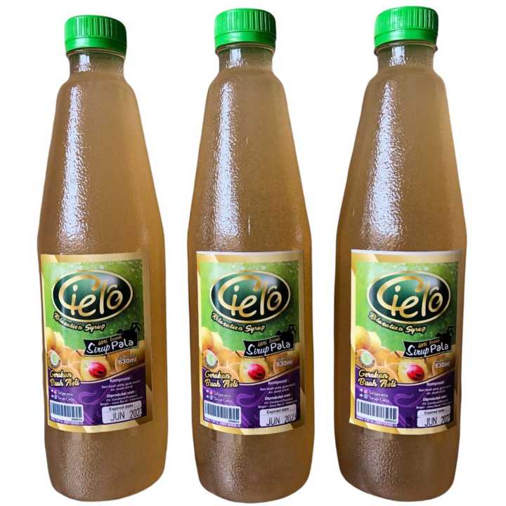 Sirup Pala 630 ML | Sirup Buah Pala Asli | Sirup Pala Murni | Sirup ...