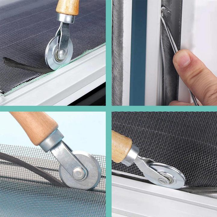 Fityle Mesh Wheel Window Install Tools Screen Rolling Tools Screen ...