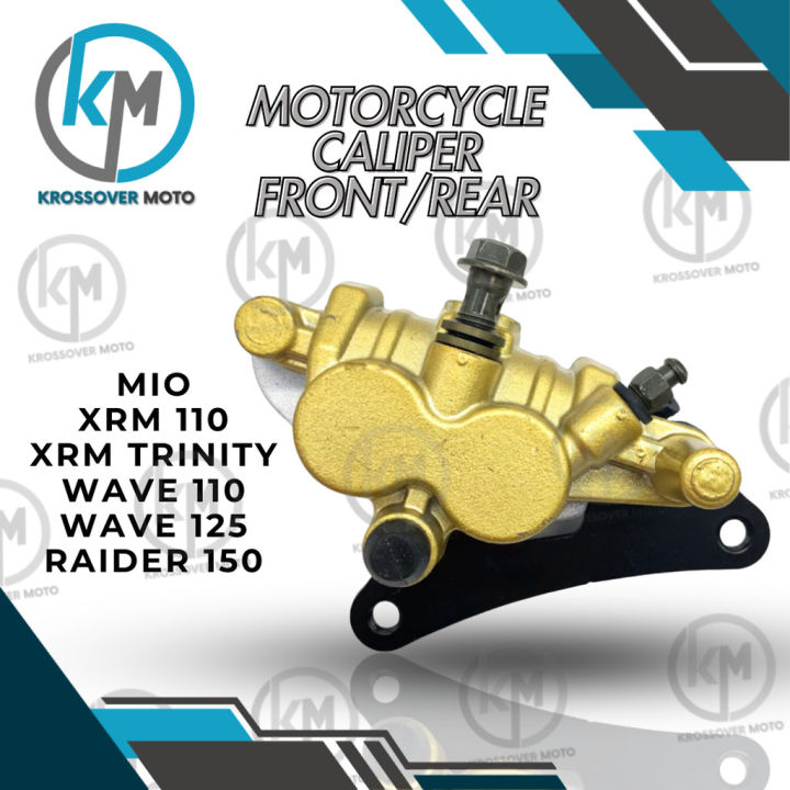 MOTORCYCLE FRONT AND REAR CALIPER WAVE/XRM/RAIDER/MIO [KM] | Lazada PH