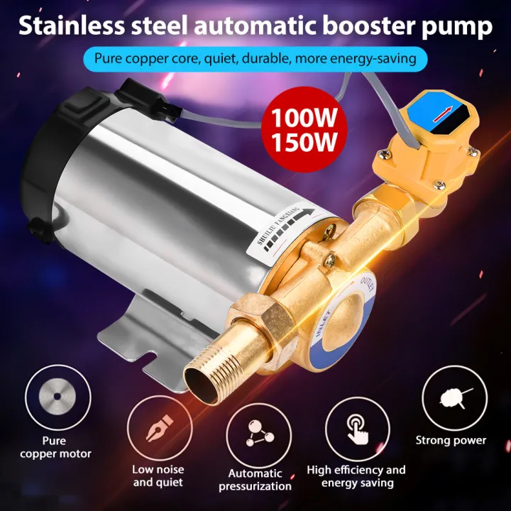 Water Pump Water Booster Pump 220V 100W/150W/ Automatic Shower Washing ...
