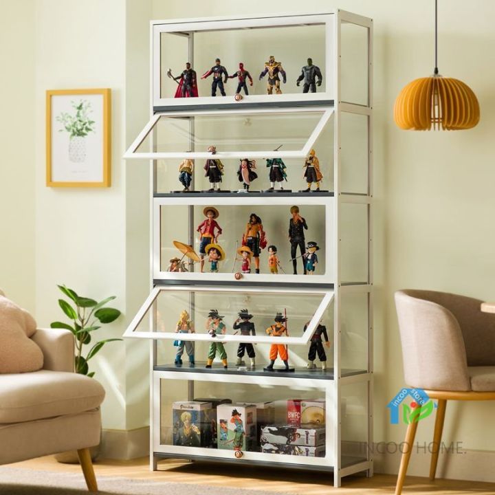 Display cabinet model storage box large capacity transparent cabinet ...