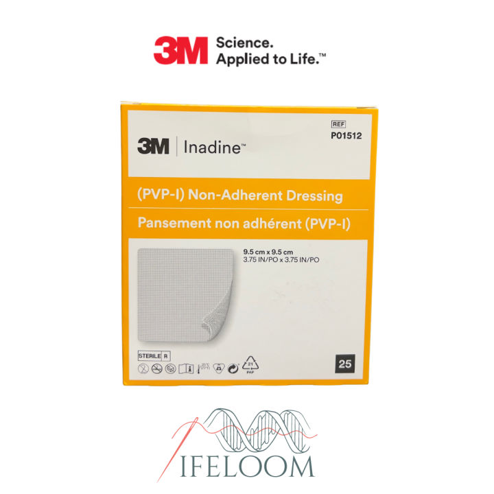 [2024 Packaging] 3M Systagenix Inadine Povidone Iodine Non-adherent ...
