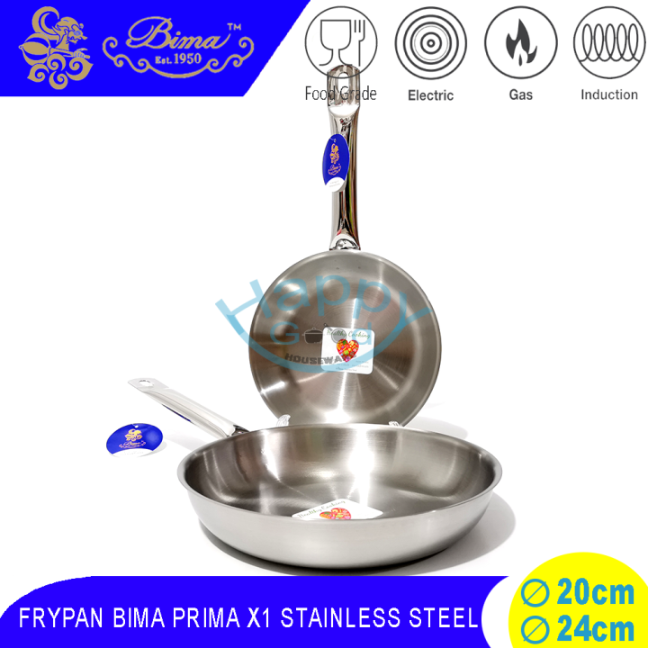 BIMA PRIMA X1 | HERITANCE CLASSIC | CHEFS 20-24CM FRYPAN/PANCI ...