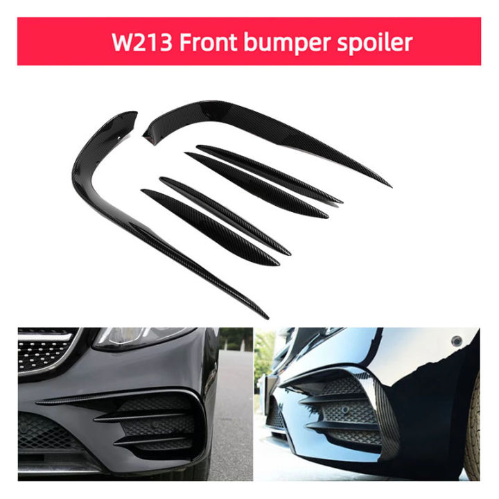 Carbon Front Bumper Spoiler Splitter Cover Grille Air Vent Trim For ...