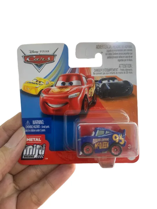 Disney Pixar Cars Mini Racers Fabulous Lightning Mcqueen - 4 cm ...