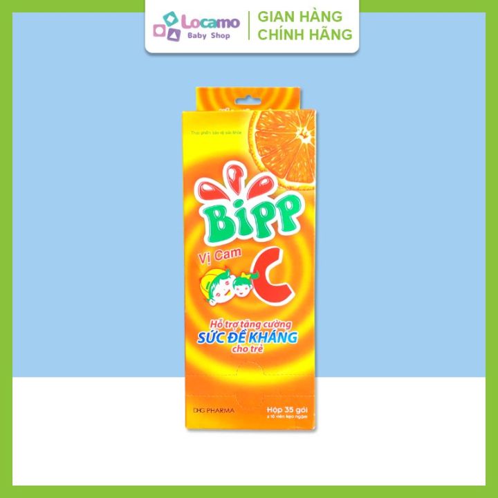 Kẹo Ngậm Bipp C Hộp 35 Gói Lazada Vn