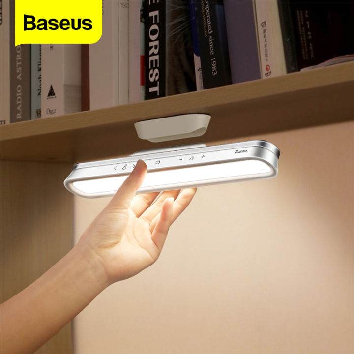 Baseus Magnetic Desk Table Lamp Hanging Wireless Touch LED Desk Lamp ...