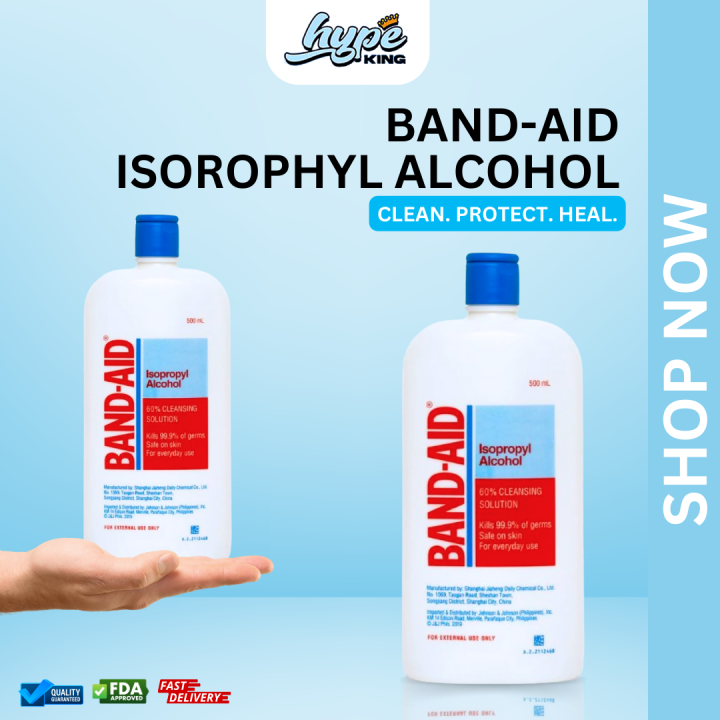 Hypeking Band-aid 500mL Isopropyl Alcohol with Moisturizer | Lazada PH