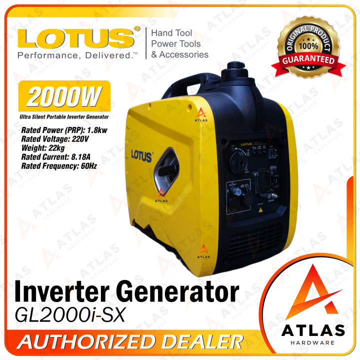 Lotus Inverter Generator 2000W GL2000i-SX | Lazada PH