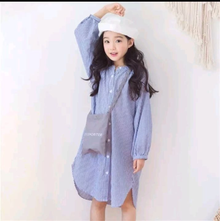 AkaL Dress anak perempuan usia 1-6 tahun REXSA kids Motif Salur ...
