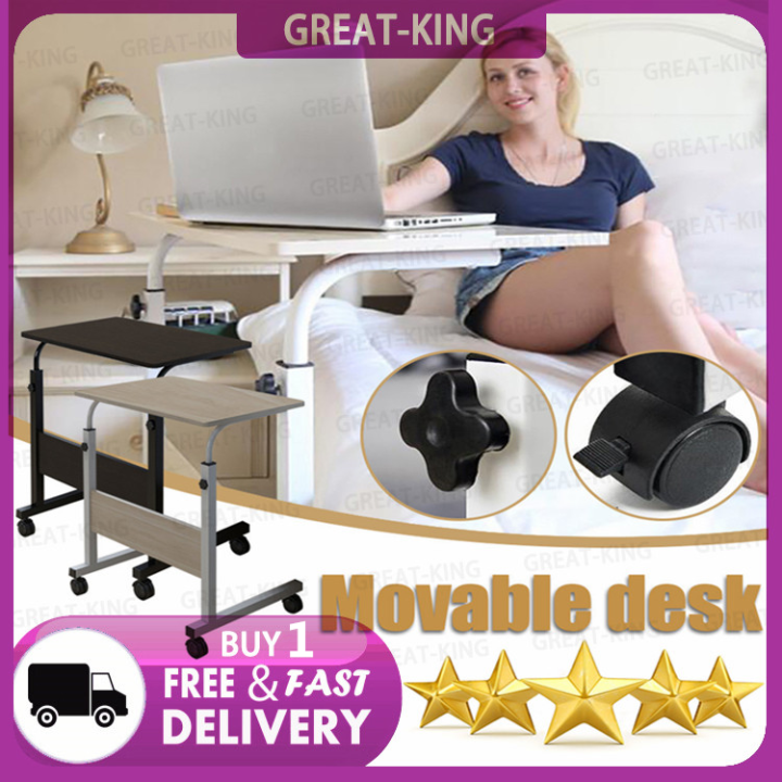 Great-King Adjustable Bedside Laptop and Computer Table for Online ...