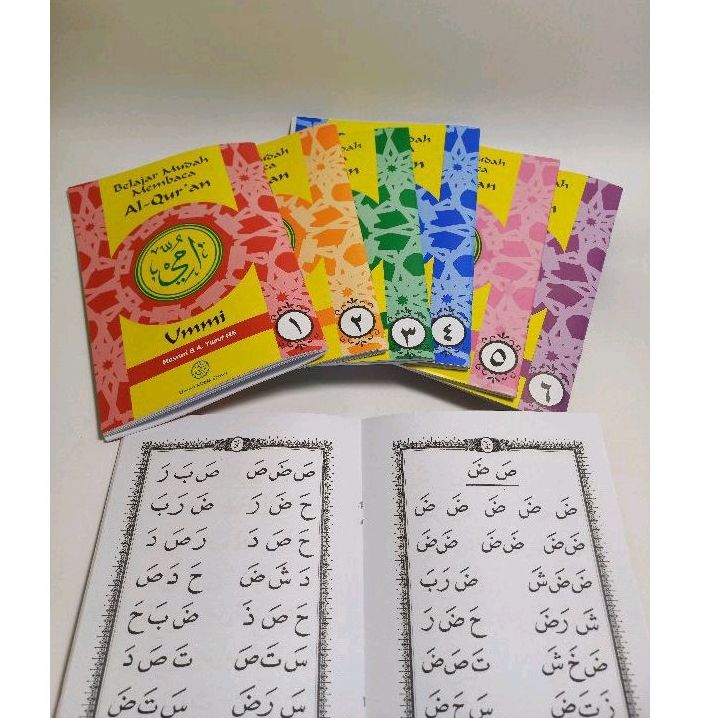 PAKET LENGKAP 6 buku belajar mudah membaca al Qur'an jilid 1 sampai 6 metode ummi | Lazada Indonesia