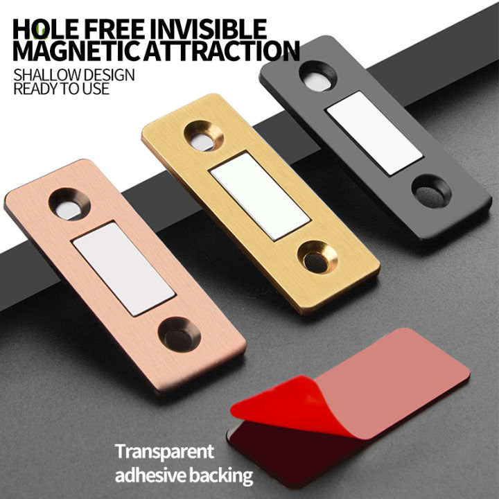 Non-perforated magnetic suction sliding door wardrobe self-absorbing ...