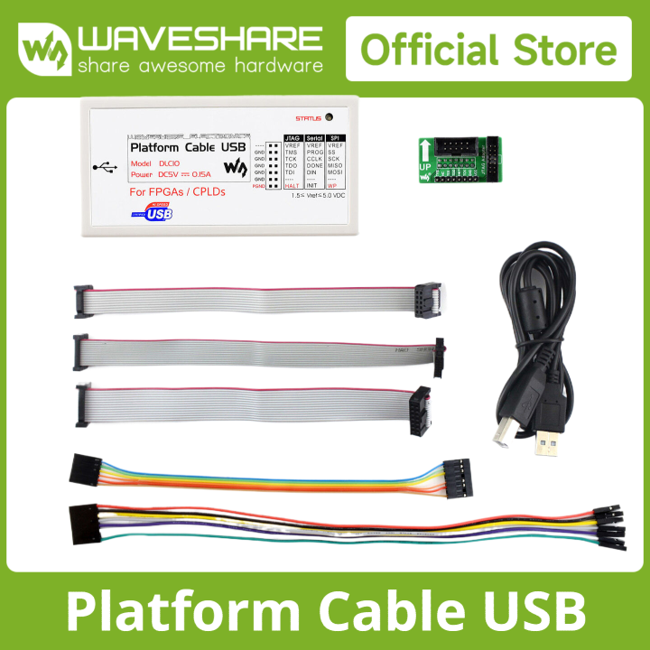 Waveshare Xilinx USB Compatible Cable For In-Circuit Configuration And Programming Of All Xilinx ...