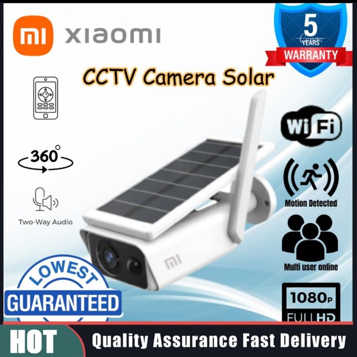 XiaoMICCTV iCSee / Battery Powered 3MP 1296p Outdoor Weatherproof CCTV ...