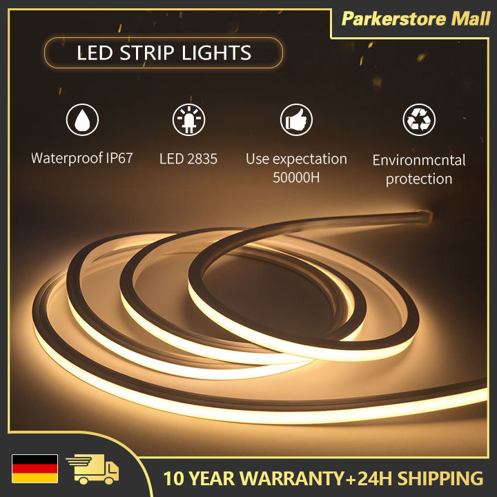 Pake Led Light Strip For Room Warm/White IP67 Waterproof Flexible Home ...