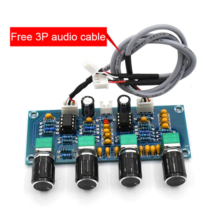 XH-A901 Digital Power Amplifier Front Board High and Low Sound Preamp ...